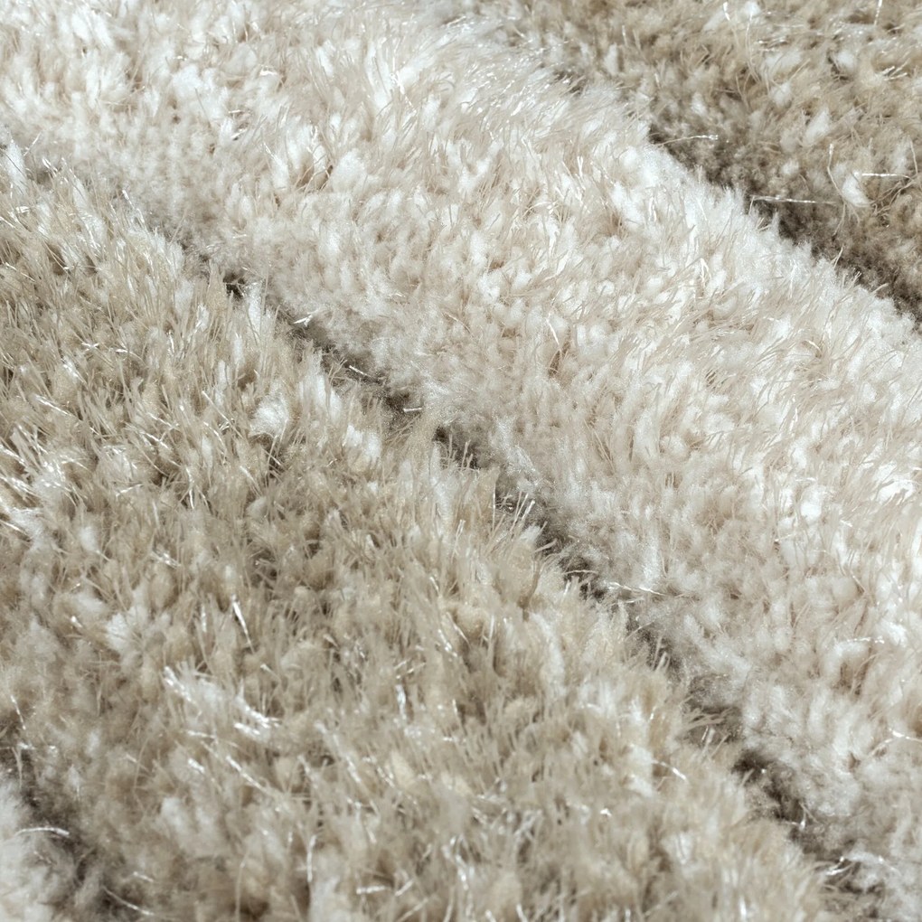 Flair Rugs, Kusový koberec Indulgence Velvet Carved Natural, 200x290, béžová, ložnice