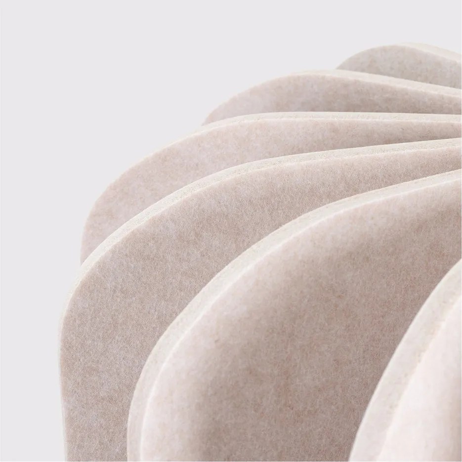Béžové kovové závěsné svítidlo s textilním stínidlem ø 45 cm Elom – Sollux