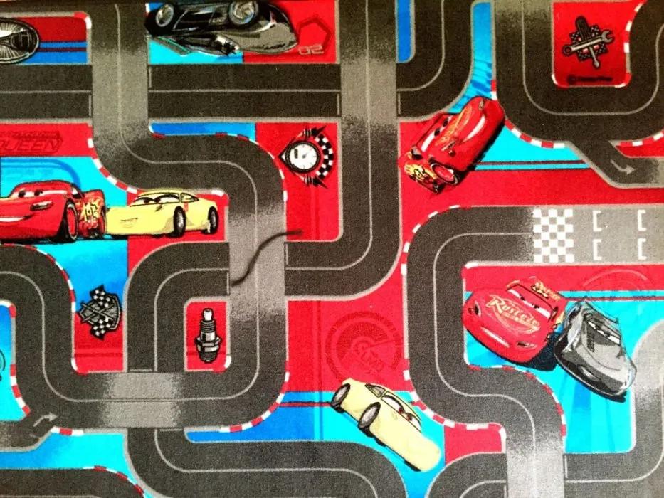 Vopi | Dětský koberec Cars 3 - 140 x 200 cm, vícebarevný