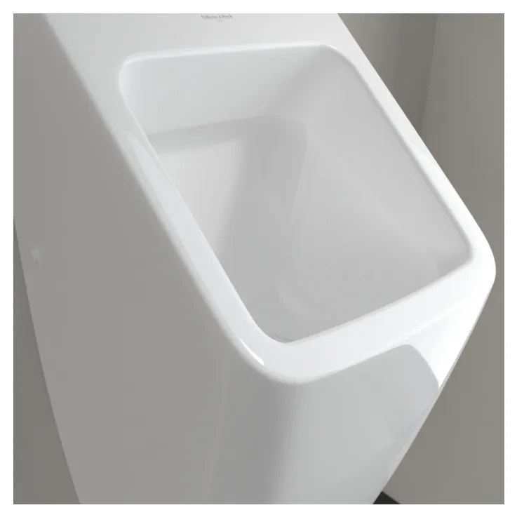 Villeroy & Boch Villeroy Boch ARCHITECTURA - Odsávací pisoár s cílovým objektem, 325x355 mm, přívod vody skrytý, bílá alpin 55870501