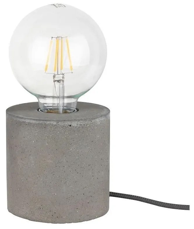 Spot-Light Spot-Light 6070936 - Stolní lampa STRONG ROUND 1xE27/25W/230V beton SP0608