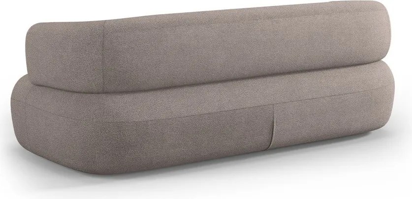Světle hnědá pohovka z textilie bouclé 178 cm Jenny – Micadoni