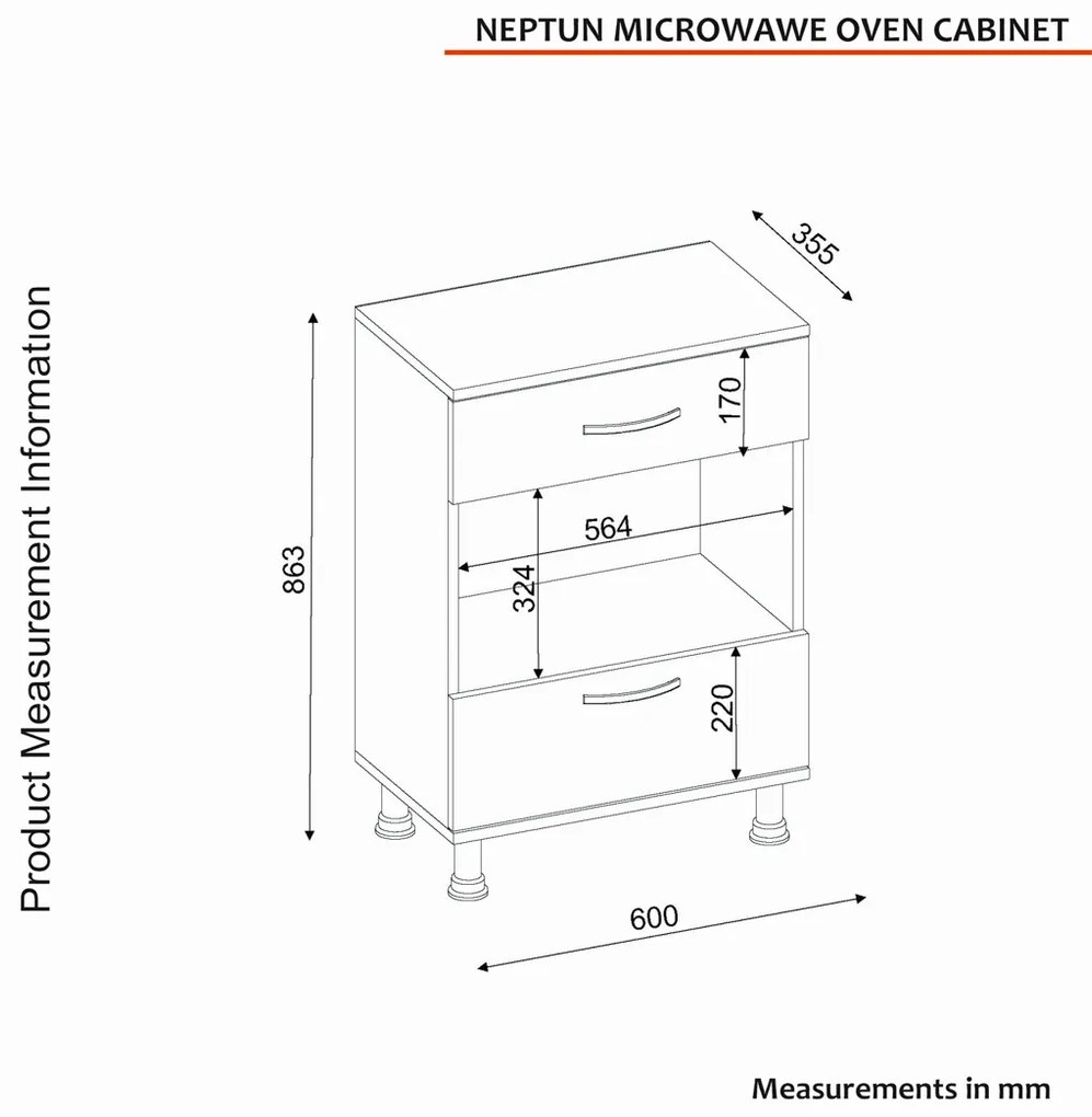 Kuchyňská skříňka Neptun