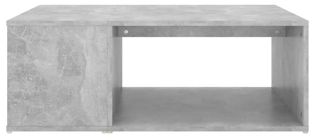 Konferenční stolek betonově šedý 90 x 67 x 33 cm dřevotříska - Default Title