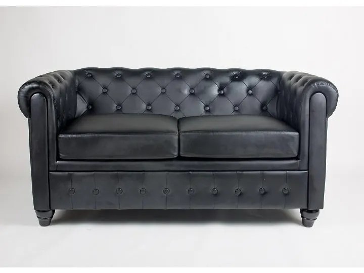 2-sed CHESTERFIELD černá