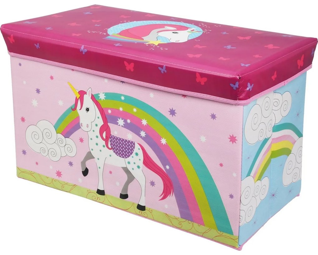 Dětský úložný box Unicorn, 60 x 30 x 35 cm