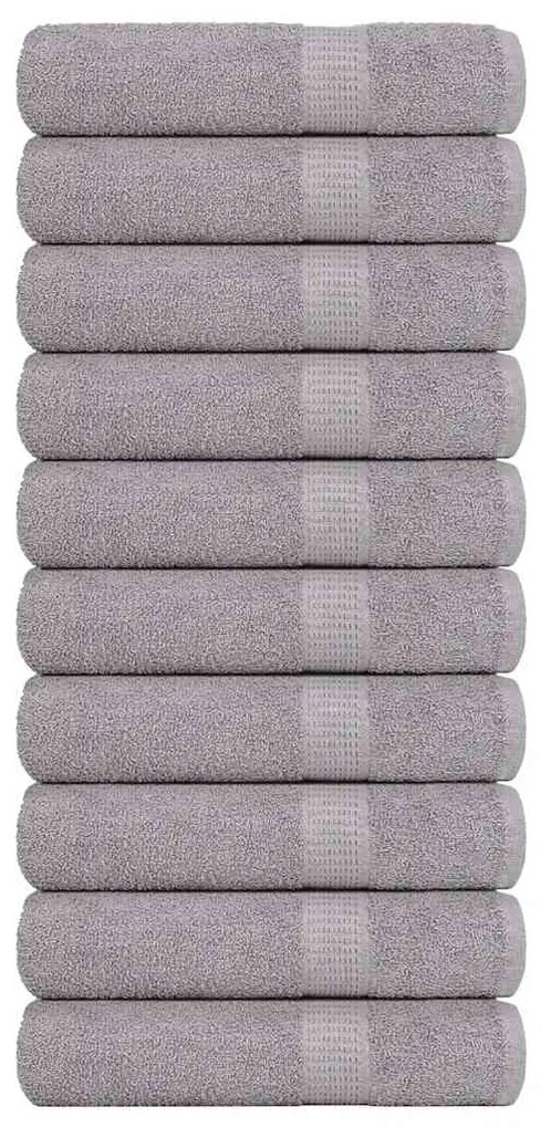 Ručníky FROGN 10 ks šedé 50x100 cm 360 g/m² 136832