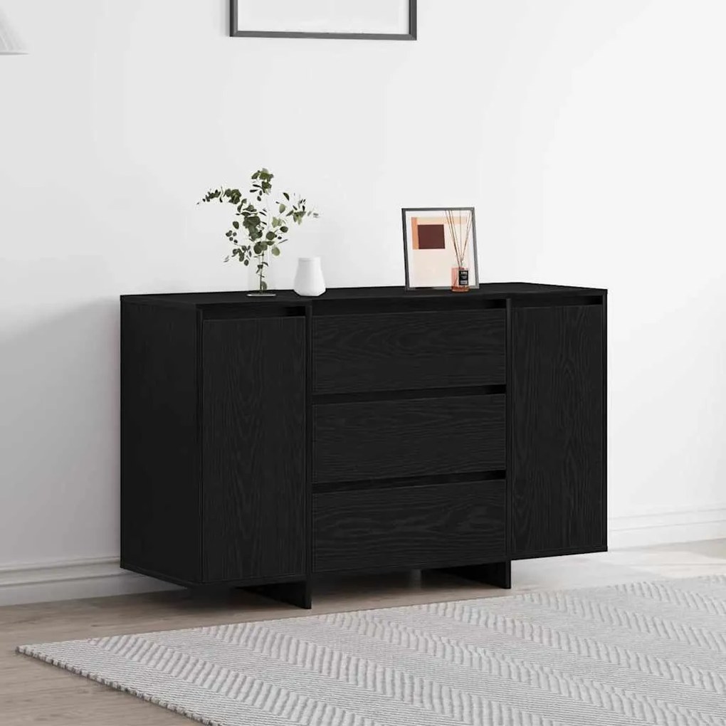 Servírovací skříň Černý dub 120 x 41 x 75 cm Kompozitní dřevo 3333915