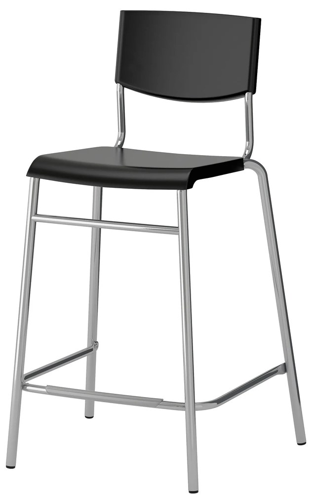 Barová stolička s opěrkou STIG