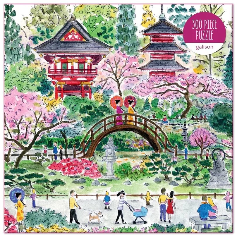 Galison Puzzle Japonská čajová zahrada 300 dílků