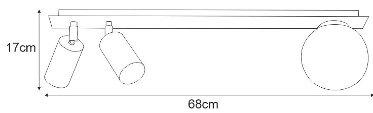 Stropní svítidlo K-4135 z řady ALBIO