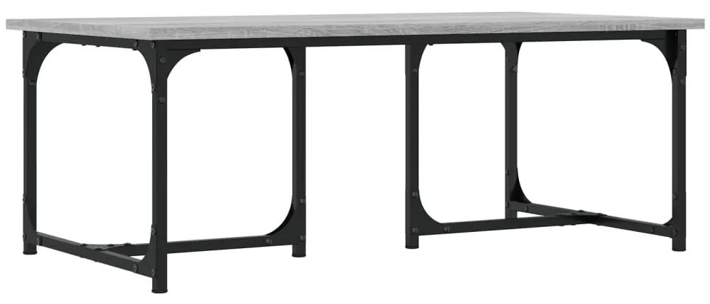 vidaXL Konferenční stolek šedý sonoma 90 x 50 x 35 cm kompozitní dřevo