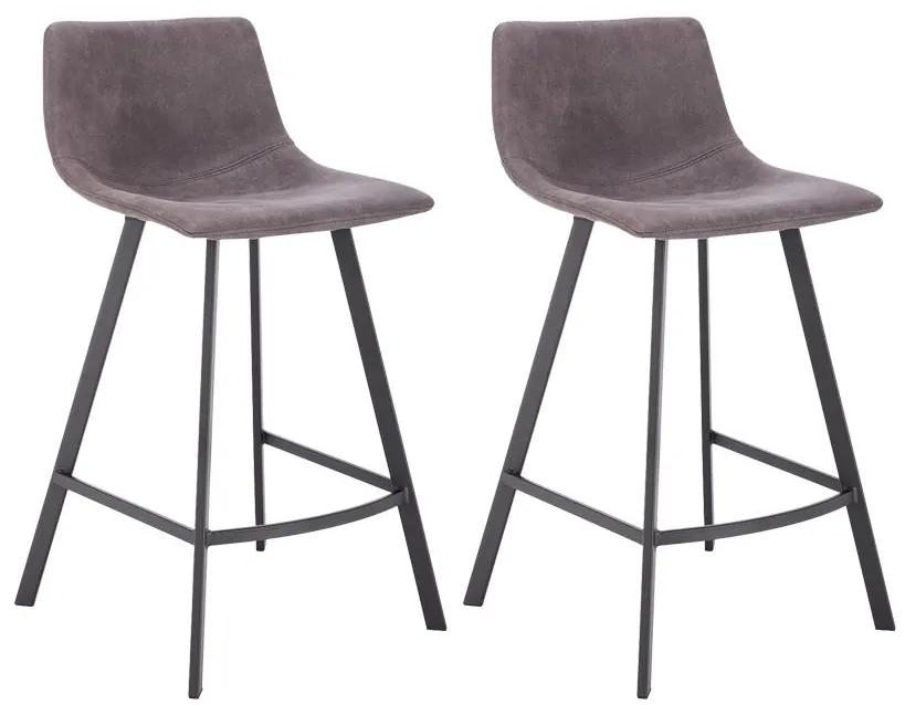 Barová židle 2 x  Hawaj CL-845-1 | tmavě šedá
