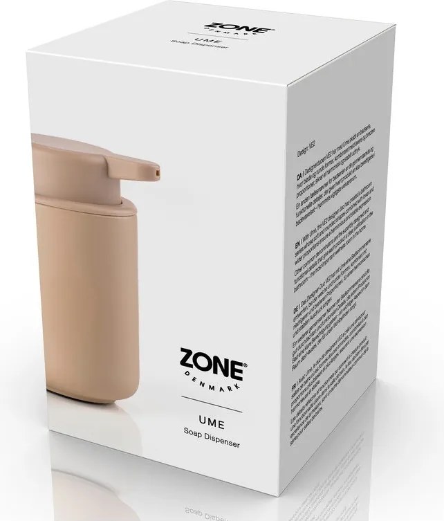 Béžový kameninový dávkovač mýdla 250 ml Ume – Zone