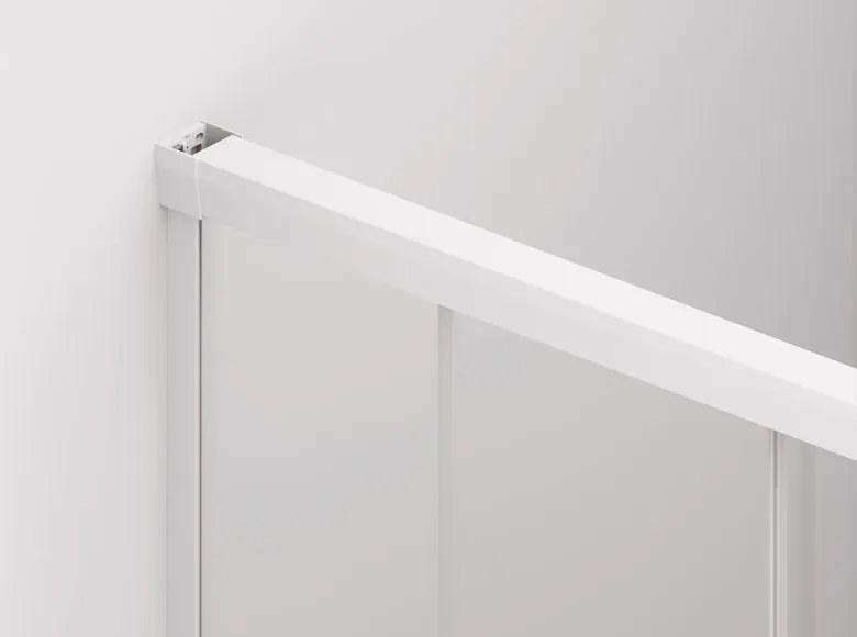 Sanswiss CADURA CAS2 posuvné sprchové dveře 110 cm Šířka: 1100 mm, Profil: Bílá, Sklo: Shade 68