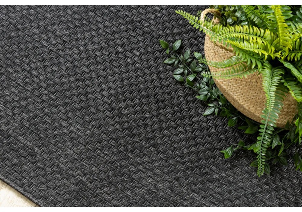 Kusový koberec Decra černý atyp 60x200cm