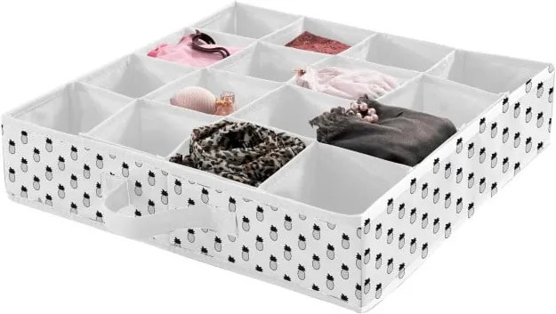 Úložný box s 16 přihrádkami se vzory ananasů Compactor