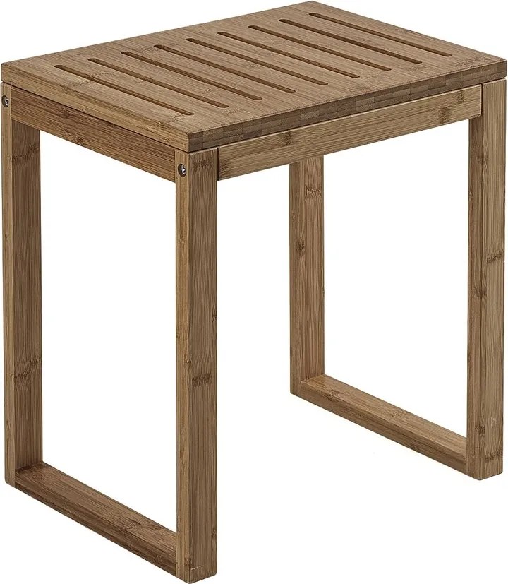 Gedy Gedy, HIMALAYA koupelnová židle, 39,5x44,3x29,5cm, bambus, 3072