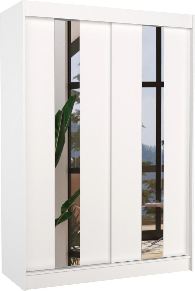 ADRK Furniture Posuvná skříň s zrcadlem BALTON 150 ADRK-SW-BALT-W-150