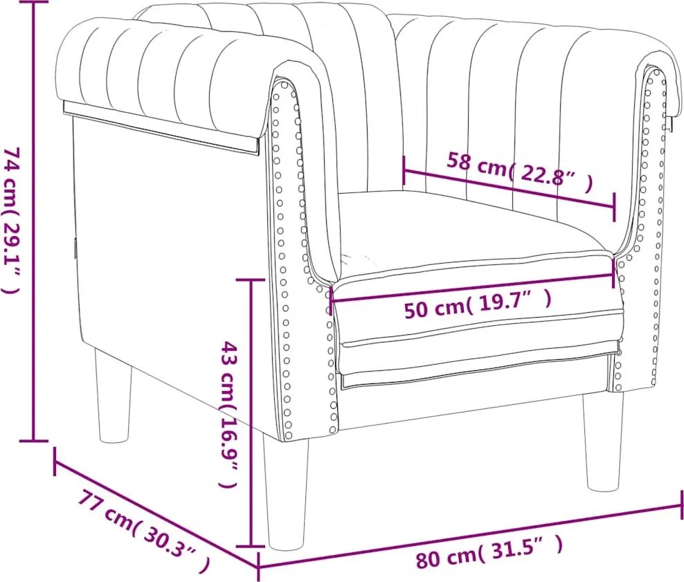 vidaXL Křeslo samet [372574] Barva: Tmavě zelená