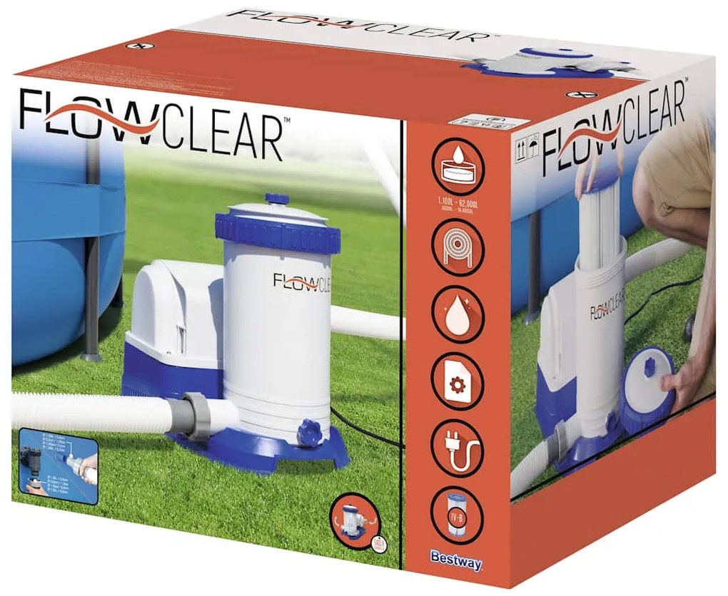 Bestway Bazénové filtrační čerpadlo Flowclear 9463 l/h