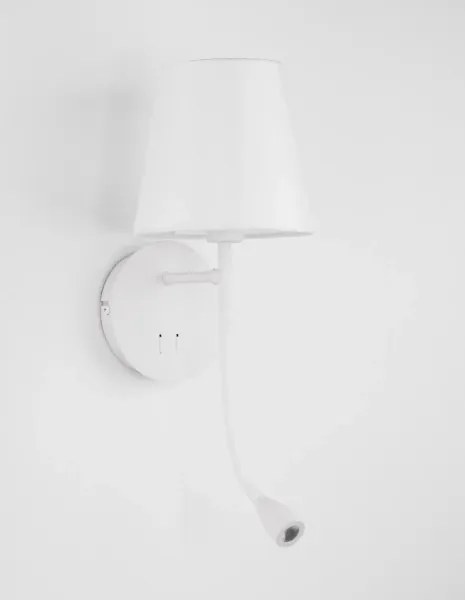 Designové nástěnné svítidlo Nia 19 bílé