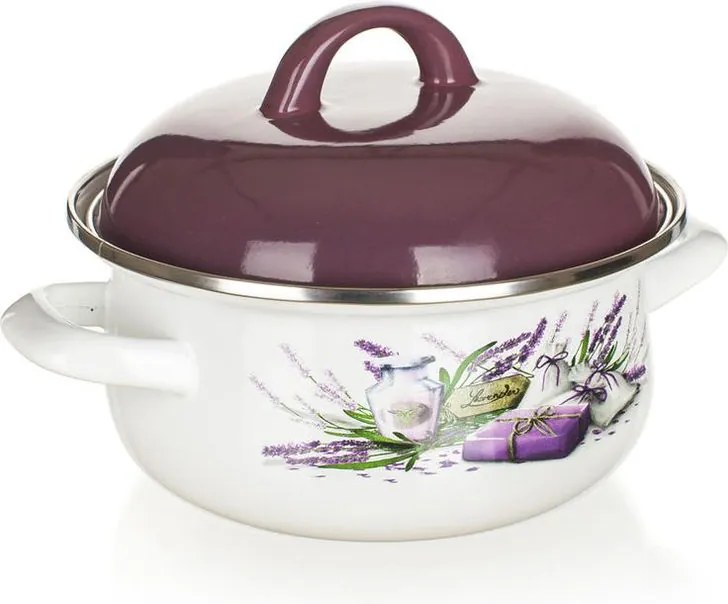 Smaltovaný kastrol BANQUET Lavender