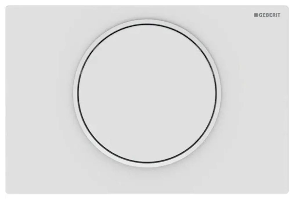 Geberit Sigma10 - Ovládání splachování, matná bílá 115.758.01.5