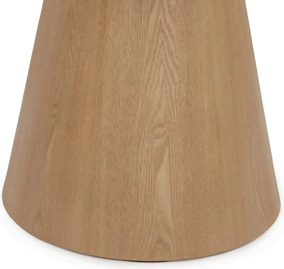 Oválný jídelní stůl, dýha, dub HT-L3523 OAK (160 x 90) cm