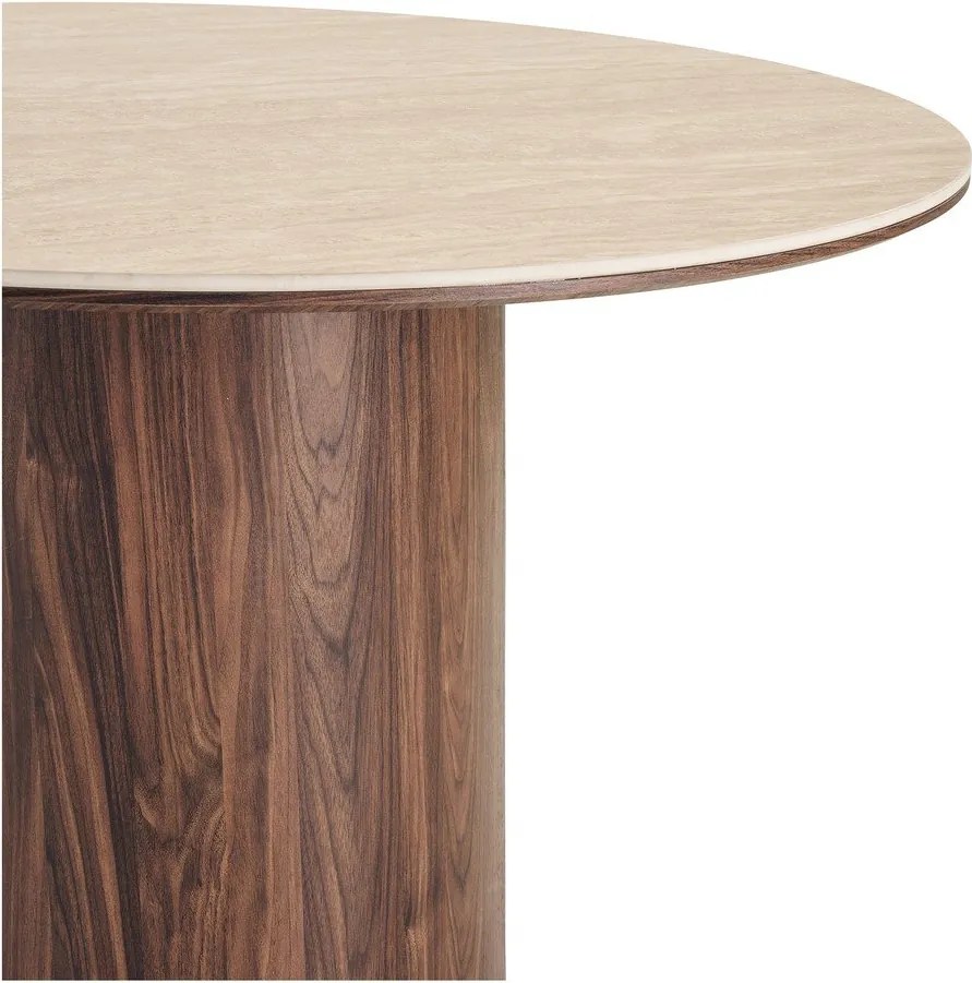 Kulatý jídelní stůl s keramickou deskou ø 120 cm Delphi – House Nordic