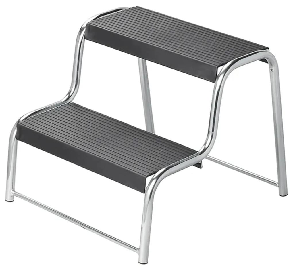 ProPlus Dvouschodová stolička pro karavany / obytné vozy černá 360822