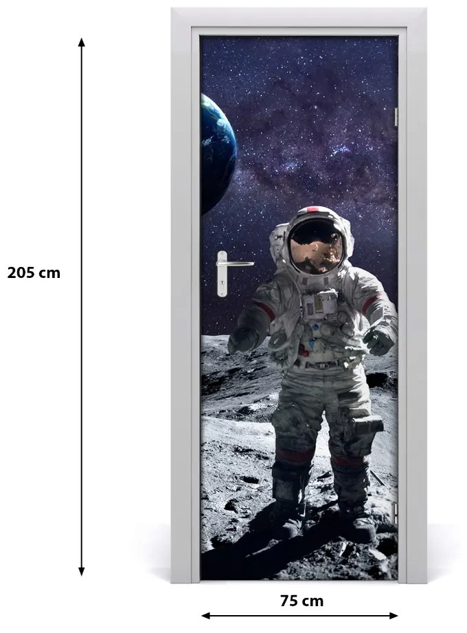 Fototapeta samolepící na dveře Astronaut 75x205 cm