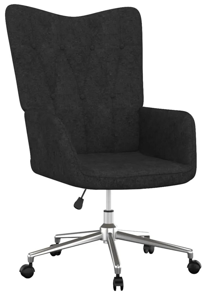 327639 vidaXL Relaxační židle černá textil