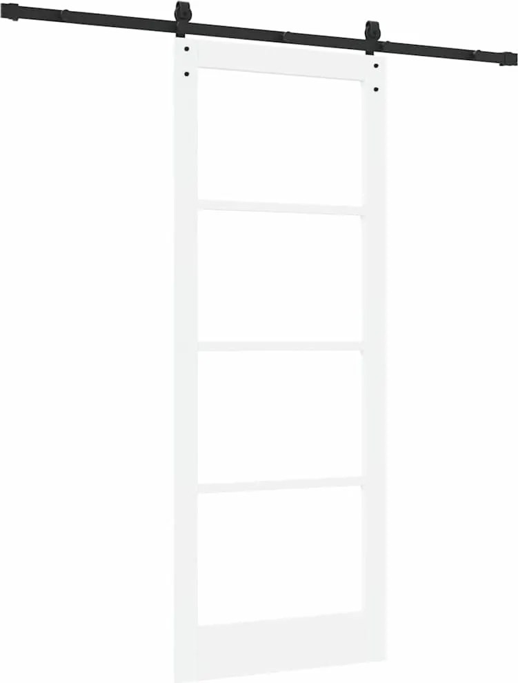 Posuvné dveře ORKDAL Bílá a černá 83 x 211 cm 3331860