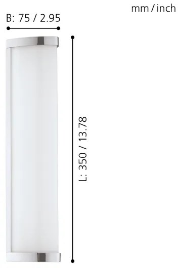 Eglo 94712 - LED koupelnové svítidlo GITA 2 1xLED/8W/230V IP44