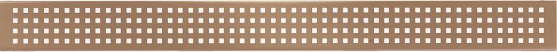Mexen Flat, lineární podlahový žlab 70 cm, měděná matná, 1C25070