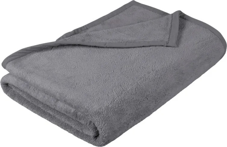 Bellatex Přikrývka Korall micro Šedá 100x150 cm