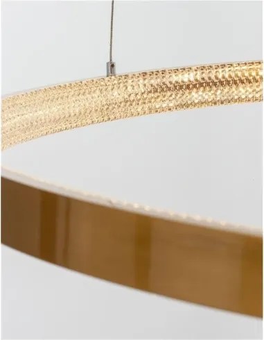 Závěsné LED svítidlo NOVA LUCE PRESTON 60W 3000K 9285110 stmívatelné Triac
