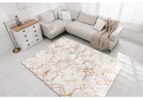 MIRO 51805.804 mycí kobereček Geometrická, laťková mříž protiskluz velikost 160x220 cm | krásné koberce cz