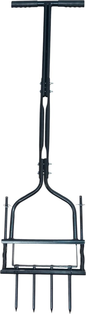 IQ Garden Aerifikační vidle s pružinou a 4 plnými hroty 326109