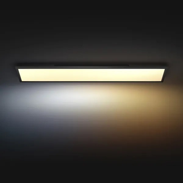 Philips - LED Stmív. stropní svítidlo Hue AURELLE LED/39W/230V 120x30 cm černá