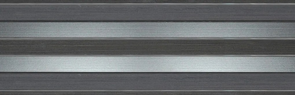 Dekor Fineza Selection tmavě šedá 20x60 cm lesk DSELECT26GR