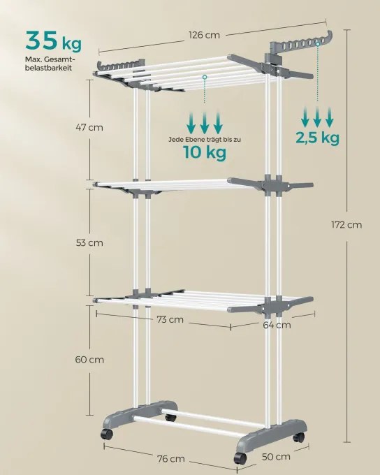 Věšákový stojan LLR701W01