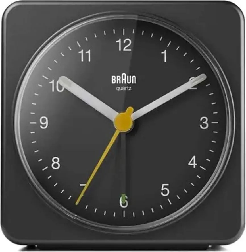 Braun - Analogový budík BC03, černá 4007218670823