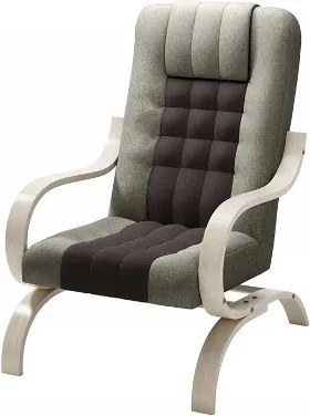 Křeslo GREG béžová / hnědá