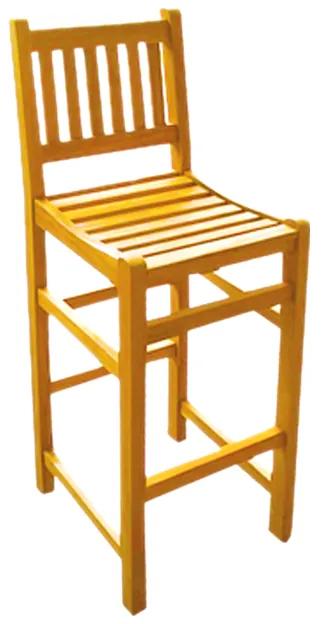 Linder Exclusiv NC88 Zahradní barová židle přírodní