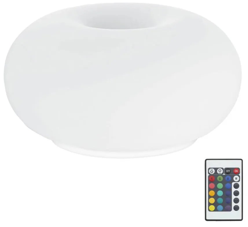 Eglo Eglo 75355 - LED RGB Stmívatelná stolní lampa OPTICA-C 2xE27/7,5W/230V EG75355