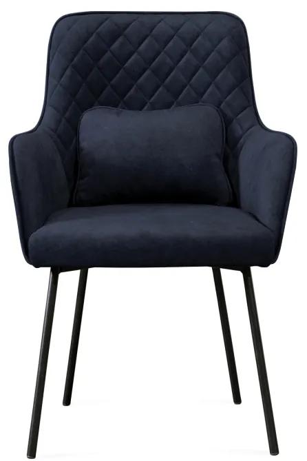 DOLMAR SEDAČKY Jídelní židle - KR-7, různé tkaniny a barvy na výběr Čalounění: světle modrá (Uttario Velvet 2960)