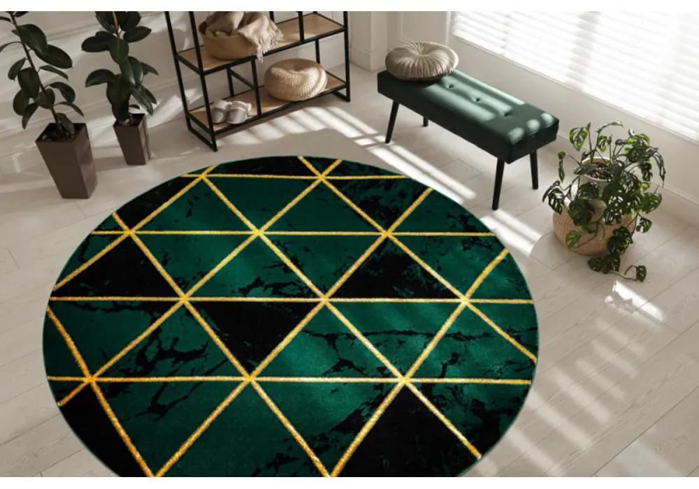 Kusový koberec Kyras zelený kruh 120cm