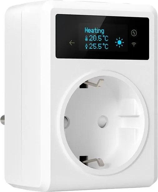 Immax NEO 07811L - Chytrá zásuvka s teploměrem F 3680W Wi-Fi